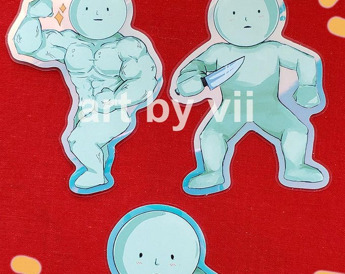 Smiski Green Sticker Sheet - Etsy