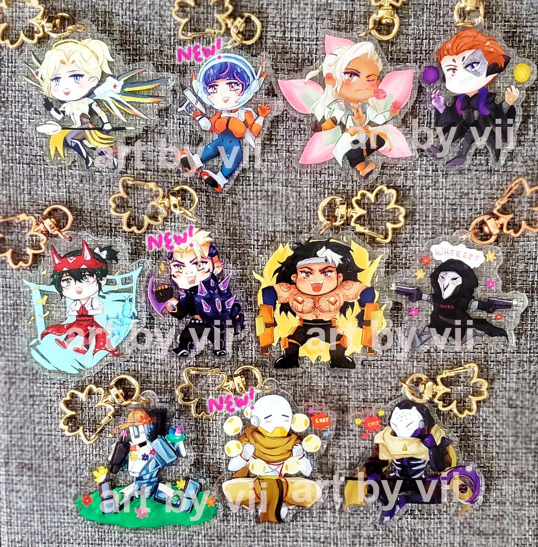 Overwatch 2.5 Inch Acrylic Charms - Etsy