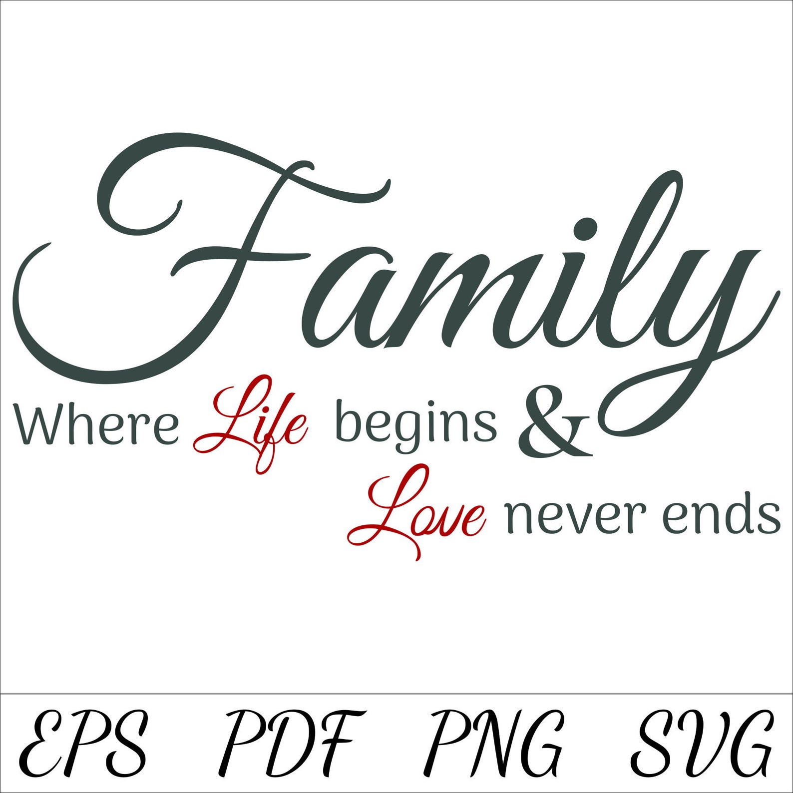 Where Life Begins SVG - Where Life Begins Wall Art - Instant Download ...