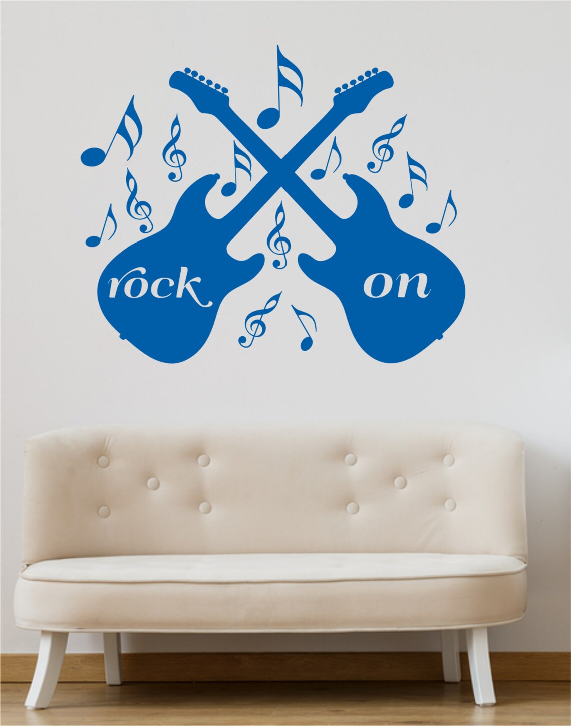 Rock on SVG Wall Decal Wall Art Digital Art Cutting - Etsy
