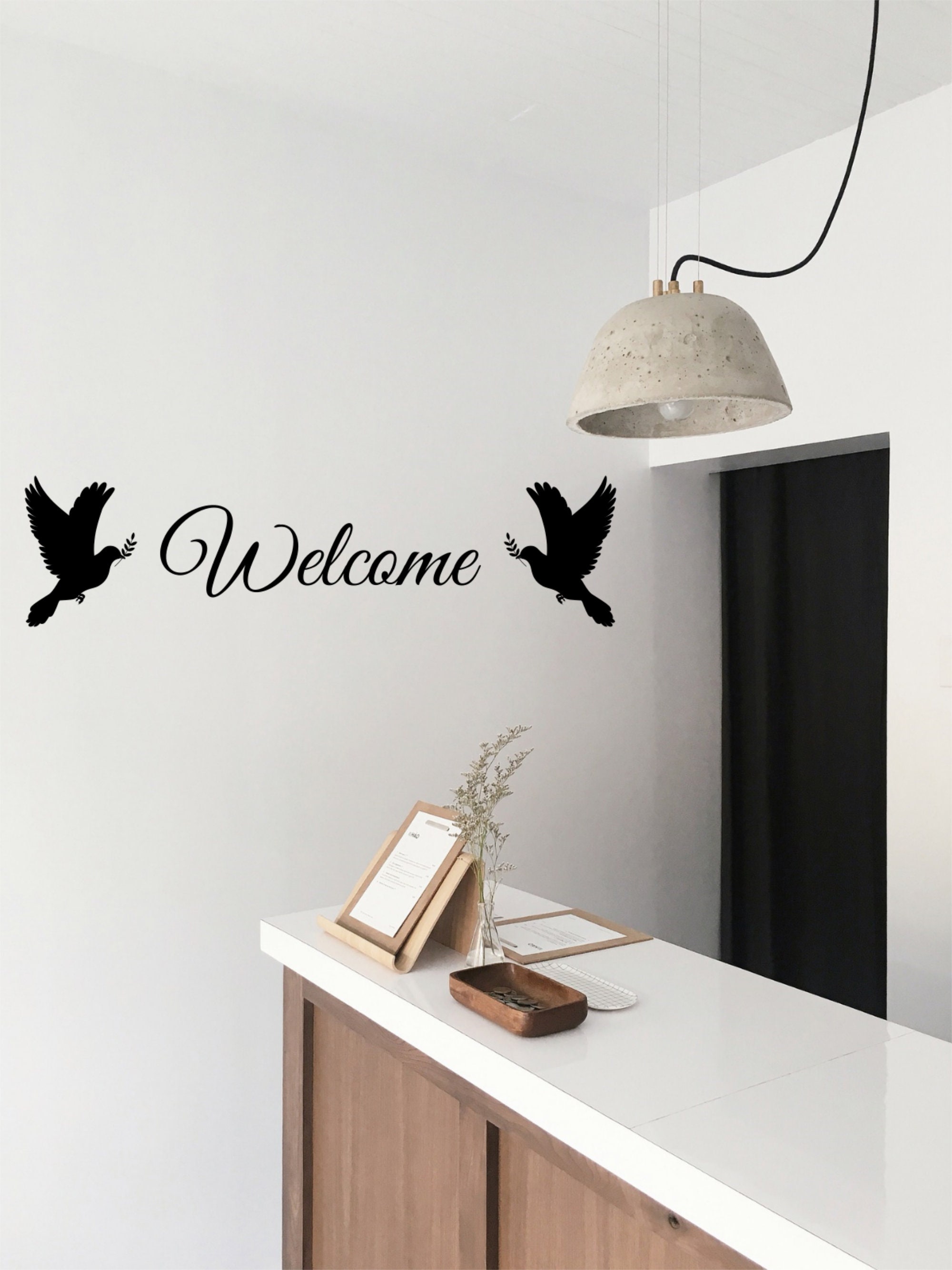 Welcome Doves SVG Welcome Doves Wall Art Phoenixsvgs, Welcome Doves ...