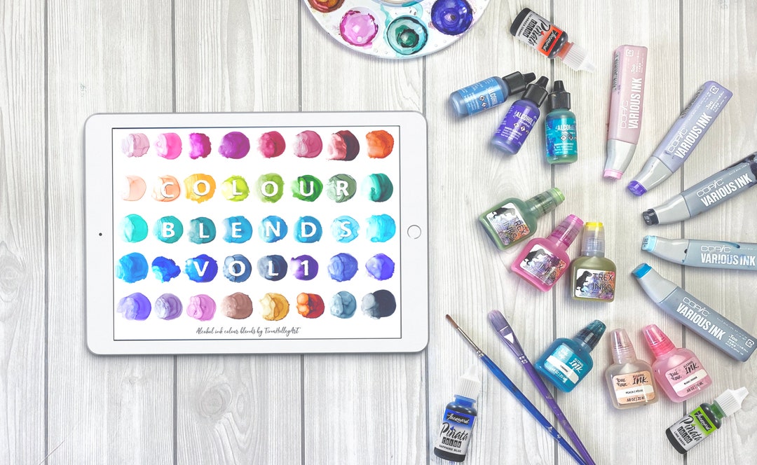 Alcohol Ink Colour Ebook, Colour Palettes and Colour Trends PDF, Learn ...