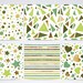 Green and Gold Digital Paper, Seamless Geometric Pattern, Fabric ...