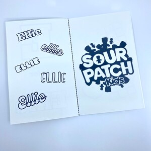 Sour Patch Kids Coloring Book, Sour Patch Kids Custom Coloring Book ...