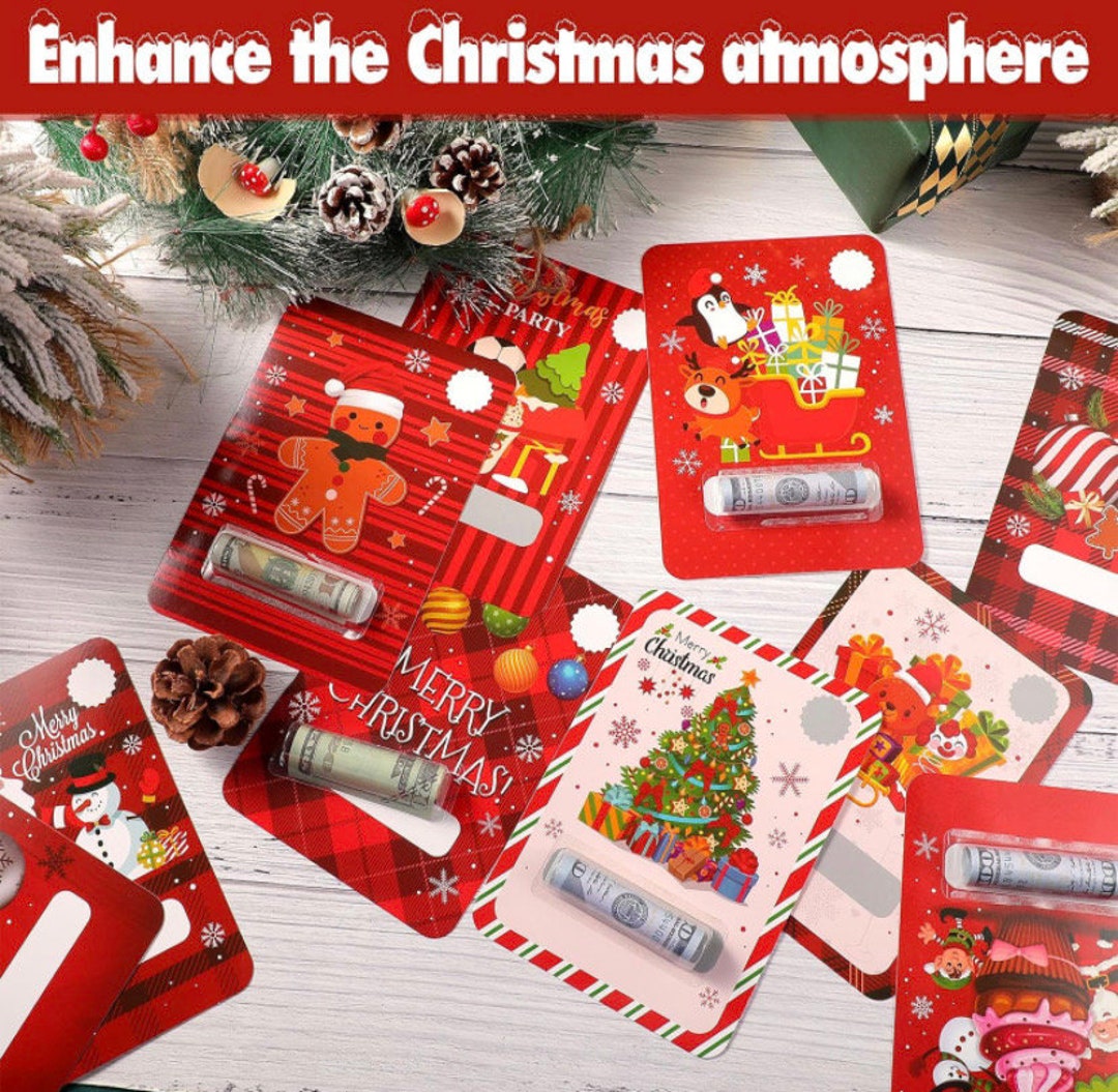 Personalized Christmas Money Holder, Holiday Money Holder, Christmas ...