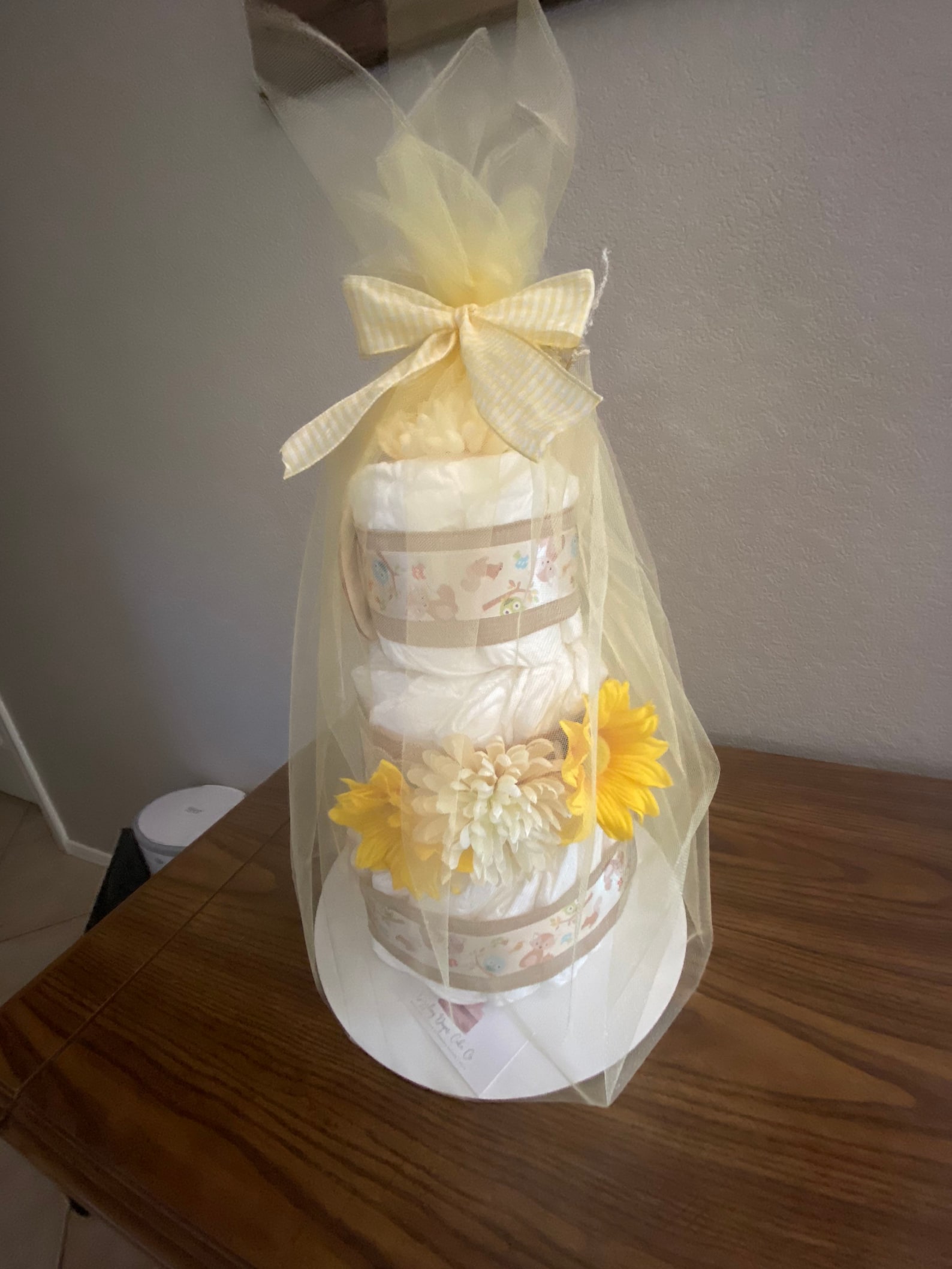 Yellow Summer Gender Neutral Diaper Cake - Etsy