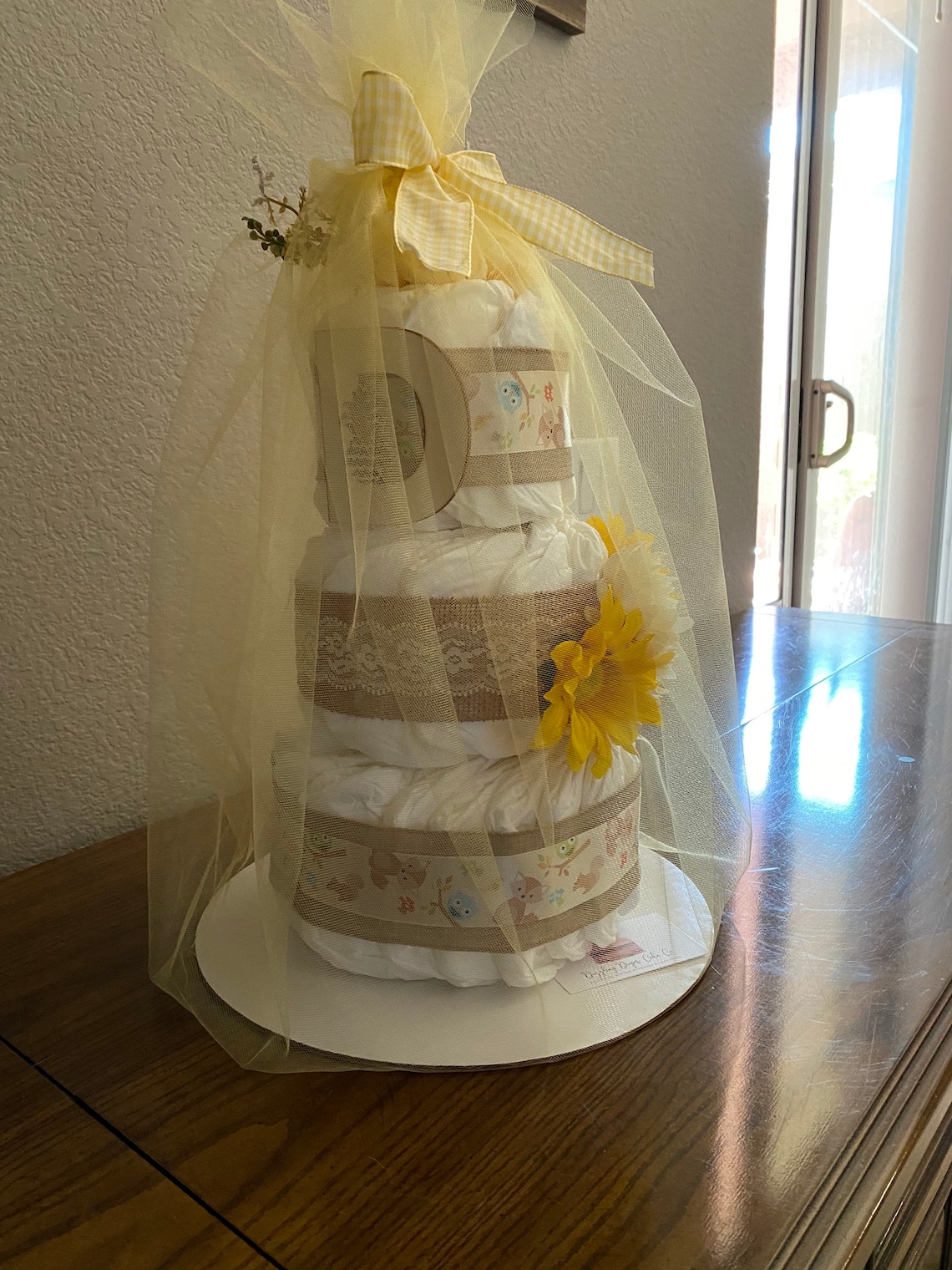 Yellow Summer Gender Neutral Diaper Cake - Etsy