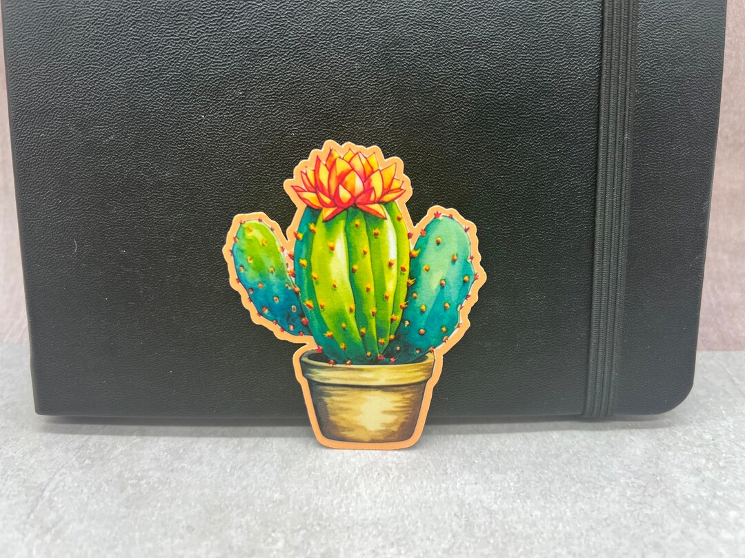 Cactus Waterproof Vinyl Sticker - Etsy