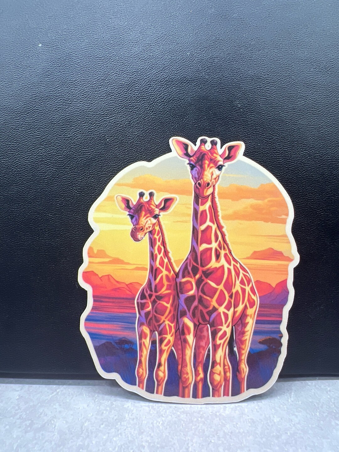 Giraffes Waterproof Vinyl Sticker - Etsy