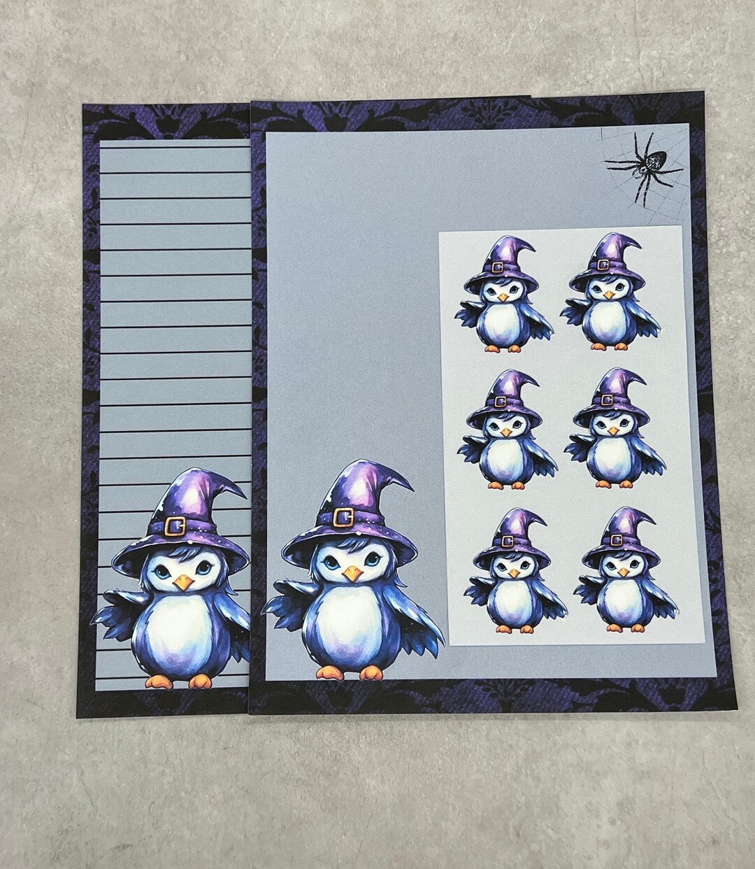 Halloween Owl Stationery Set, Pen Pals, Snail Mail, Letter Writing ...