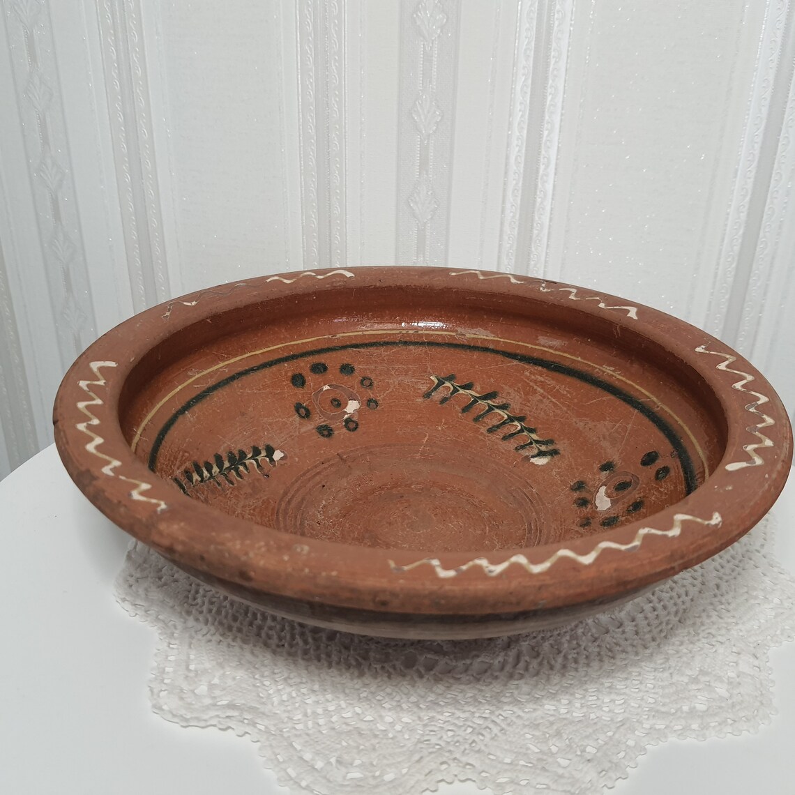 Very Old Clay Plate Antique Plate Vegetable Ceramics Clay - Etsy