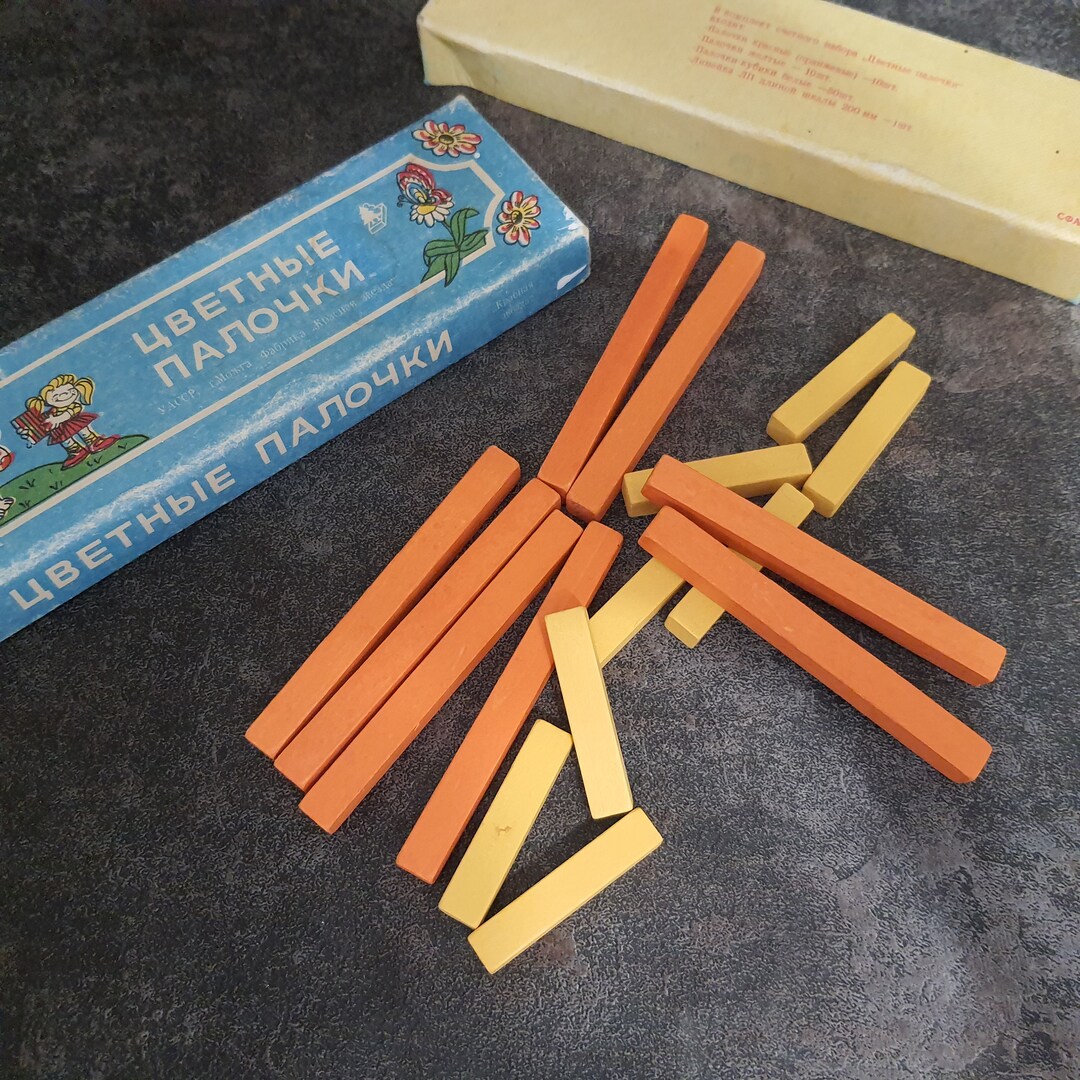 Counting Sticks, Vintage, Wooden Sticks, Logic Game. - Etsy