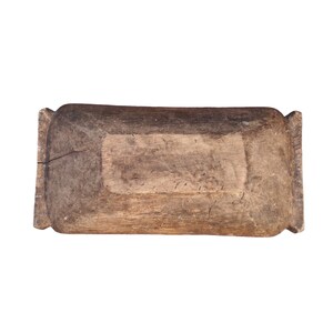 Vintage Hand Carved Wooden Trough. Old Primitive Farmhouse Bread Box ...