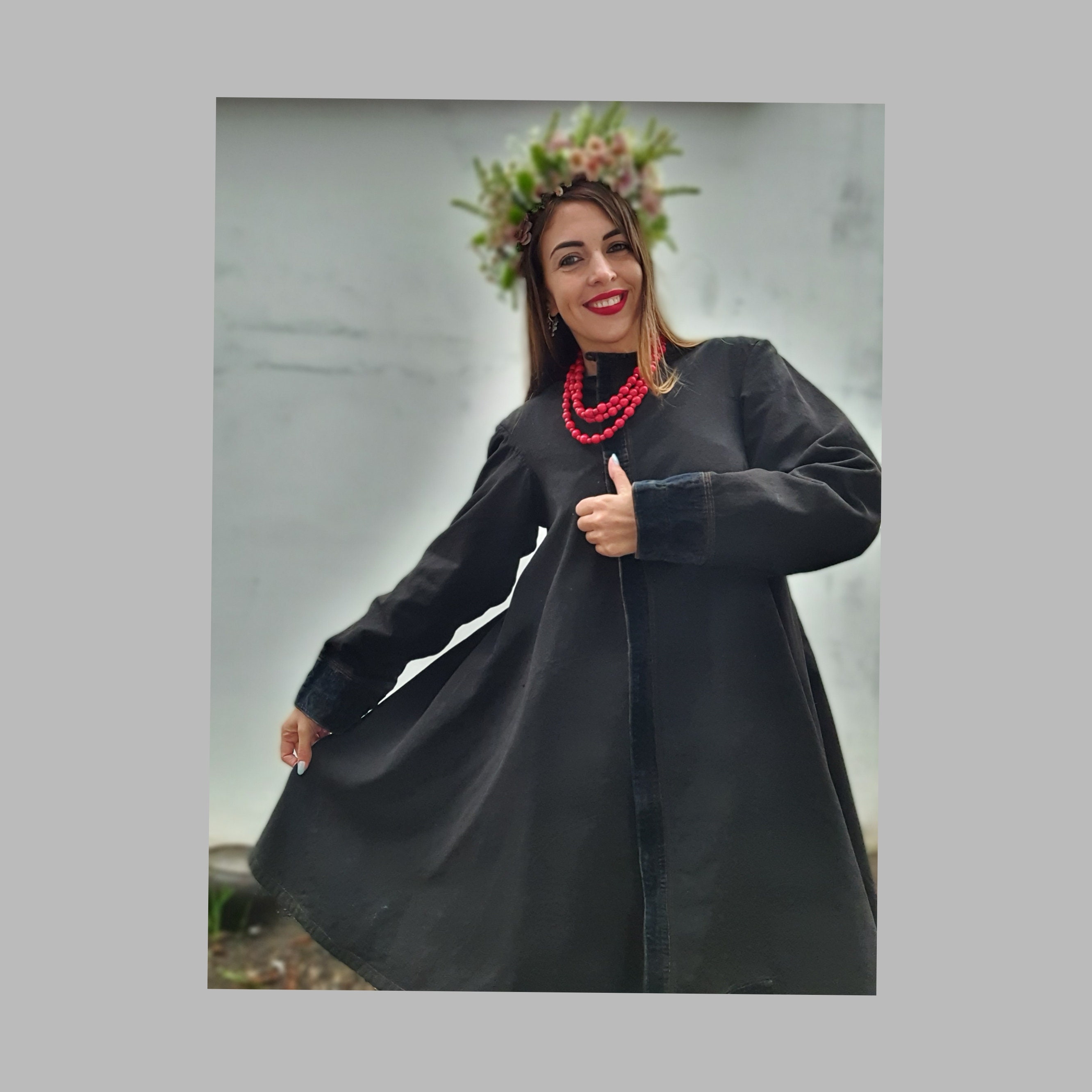 Vintage Fall Winter Coat Woman's Rustic Coat Ukrainian - Etsy