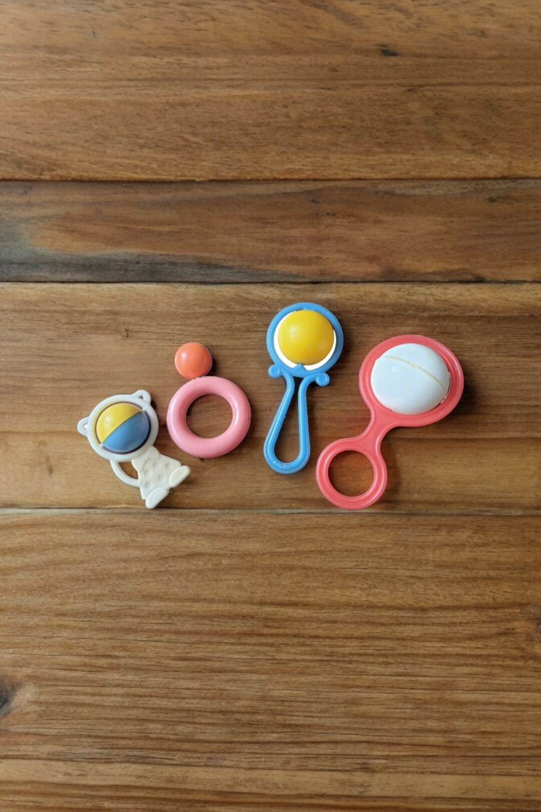 Set of Four Rattles Vintage Rattles Soviet Rattles USSR Decoration Gift ...