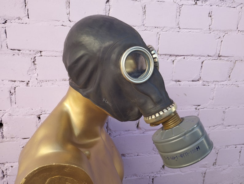 Vintage Military Gas Mask Complete Set Soviet Gas Mask With - Etsy