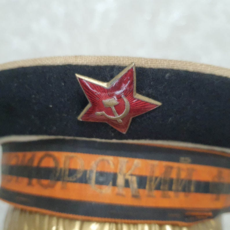 Sea Cap of the USSR Black Sea Fleet - Etsy