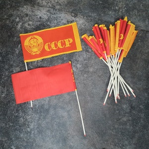 Soviet USSR Flag, Small Flag, Symbol of the Soviet Union, USSR Symbol ...