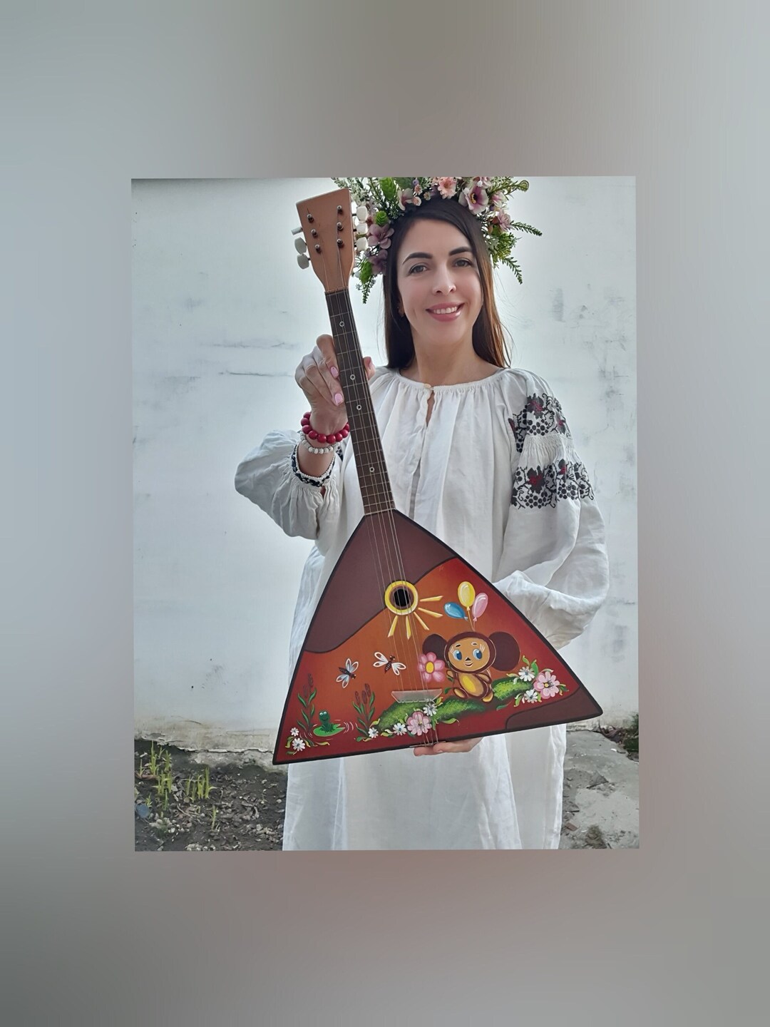 Russian Balalaika 1960s. Russian Folk Instrument. Vintage Russian ...