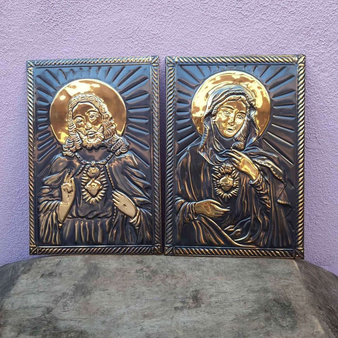 Souvenir Chasing Mother of God, Jesus Christ, Icons, Paintings, Vintage ...
