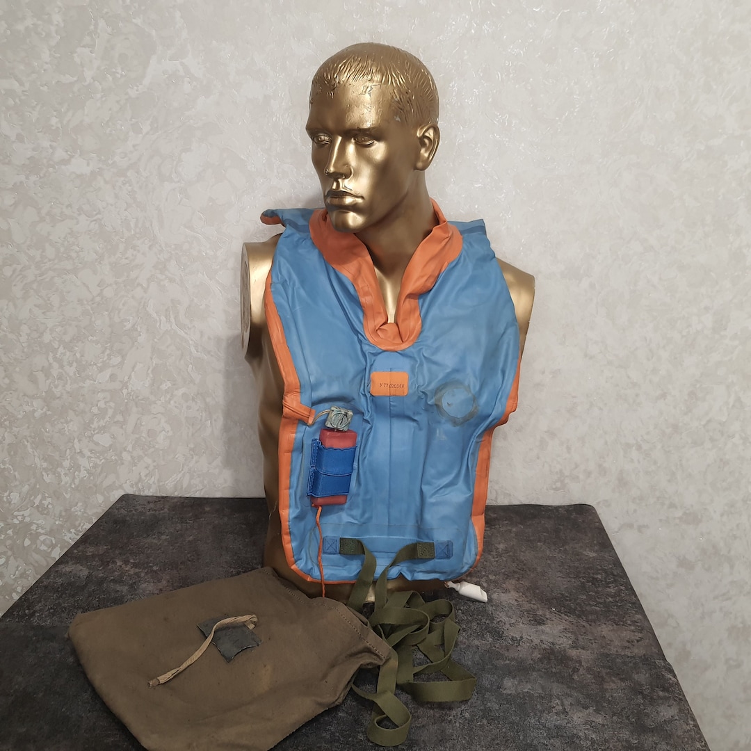 Vintage USSR Flight Vest Life Jacket - Etsy