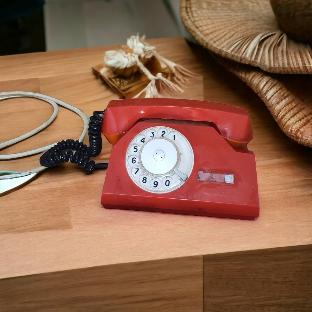 Phone Vintage Telephone Rotary Phone Retro Home Decor Old Phone Retro ...