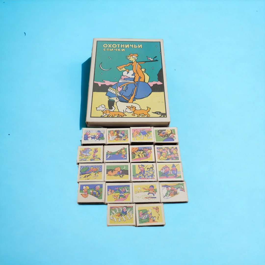 Vintage Soviet Matchbox, USSR, Gift, Vintage, Decor Hunting Matches ...