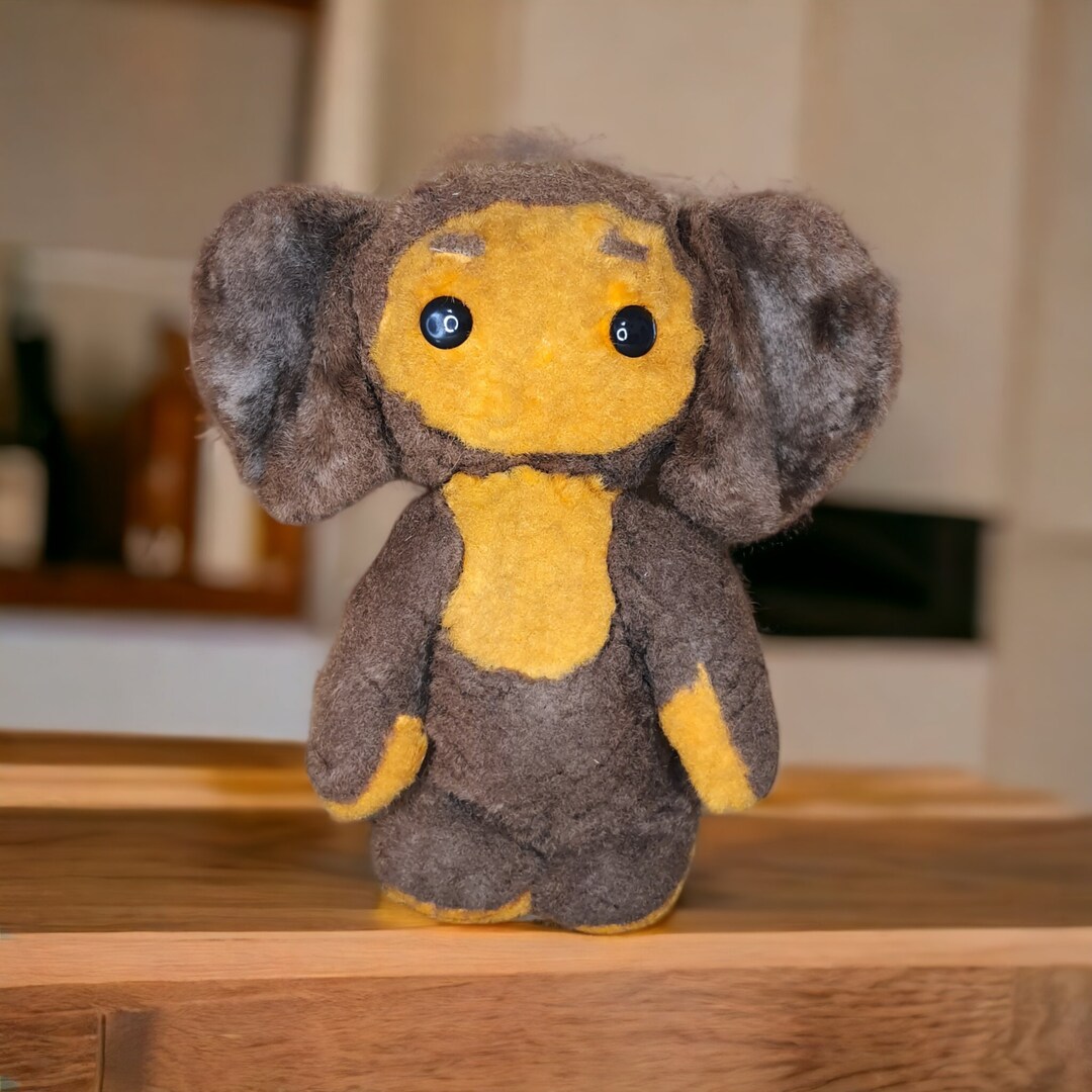 Cheburashka, Vintage Soviet Plush Toy-cartoon Character Cheburashka ...