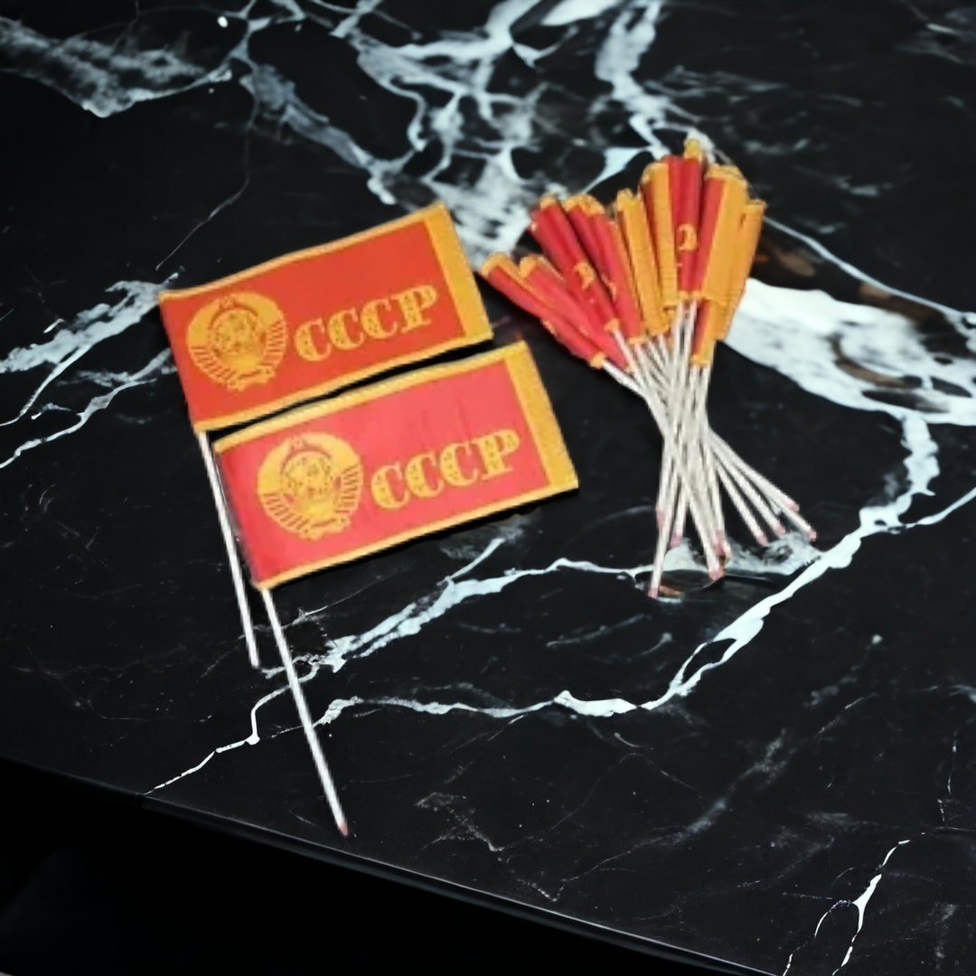 Soviet USSR Flag, Small Flag, Symbol of the Soviet Union, USSR Symbol ...