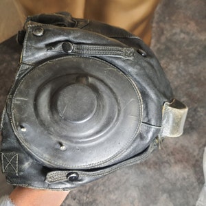 Soviet Military Leather Fur Helmet USSR Air Force Pilot - Etsy