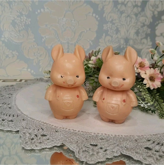 Vintage Soviet Plastic Pigs Vintage Pigs Toys Children Plastic | Etsy