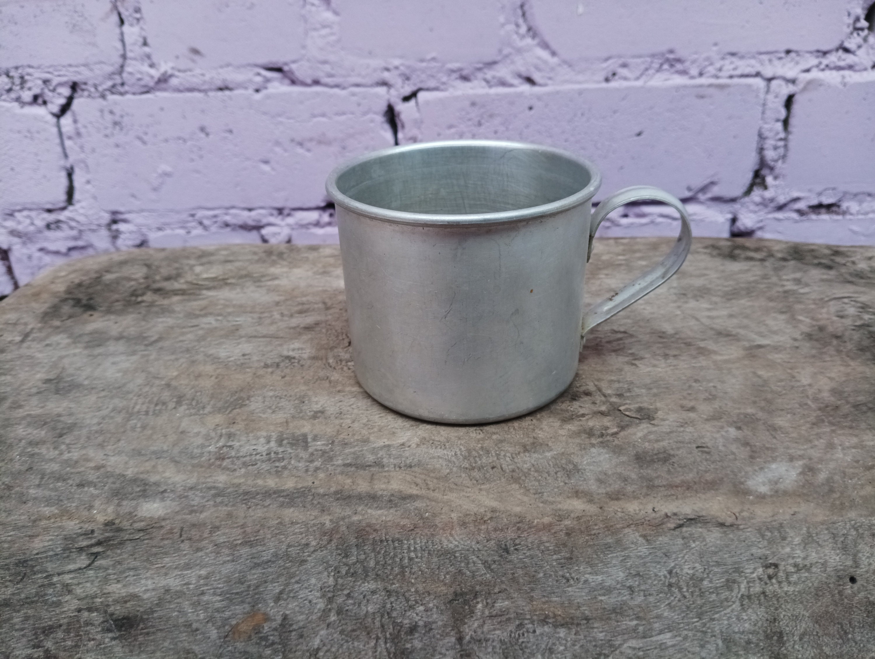 Soviet Mug Aluminum Vintage Rarity Old Mug USSR Cup Mug Soviet - Etsy