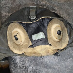 Soviet Military Leather Fur Helmet USSR Air Force Pilot - Etsy