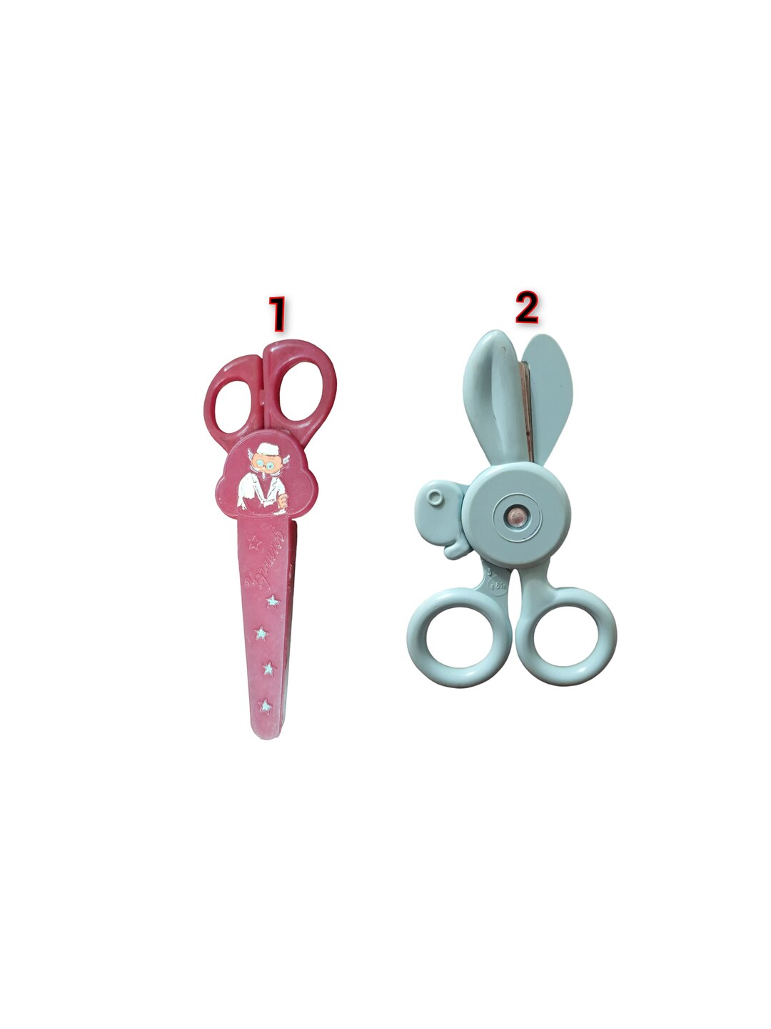 Soviet Vintage Children's Scissors Bunny,dr. Aibolit Stationery Made in ...
