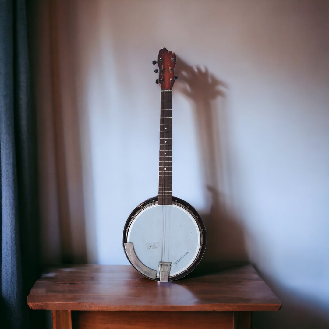 Musical Instrument Banjo,musima, Vintage, Decor, String Instrument - Etsy