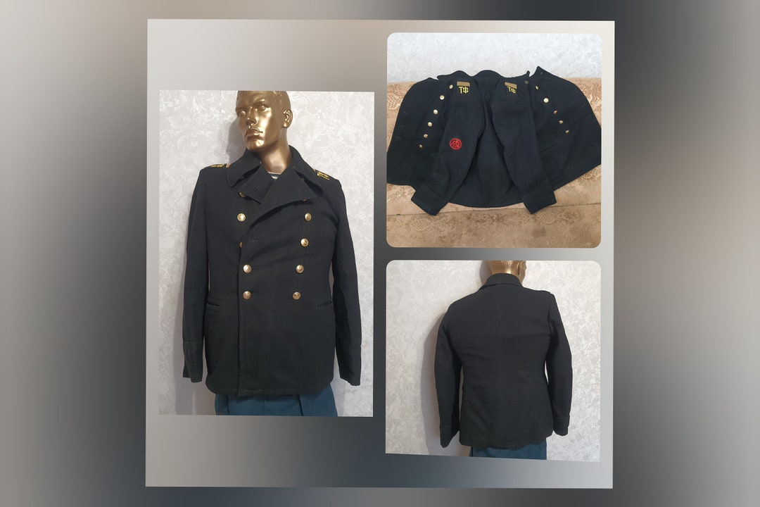 Pea Coat of the USSR Navy, Militaria, Military Uniform. - Etsy