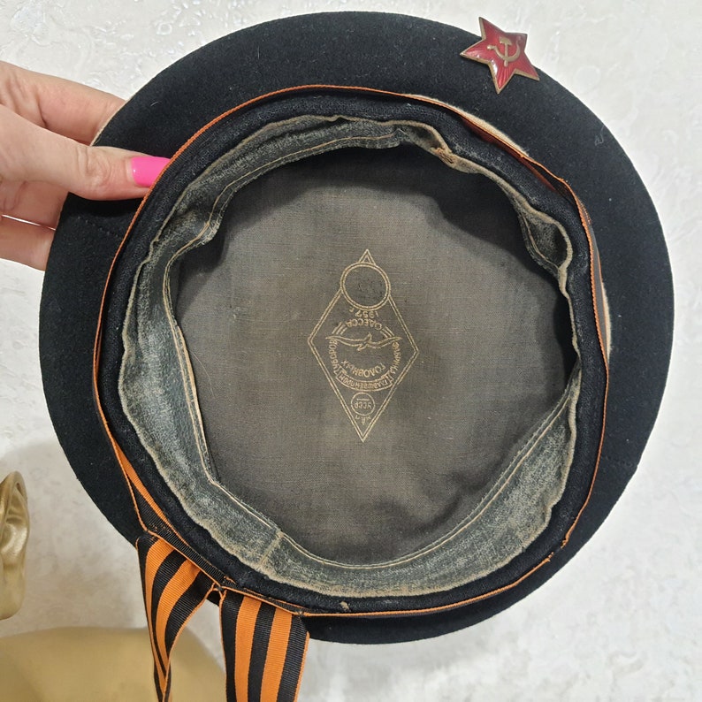 Sea Cap of the USSR Black Sea Fleet - Etsy