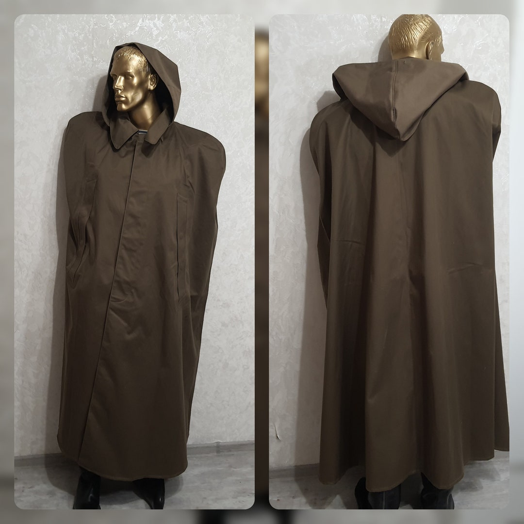 Army Soviet Officer Raincoat Cloak USSR - Etsy