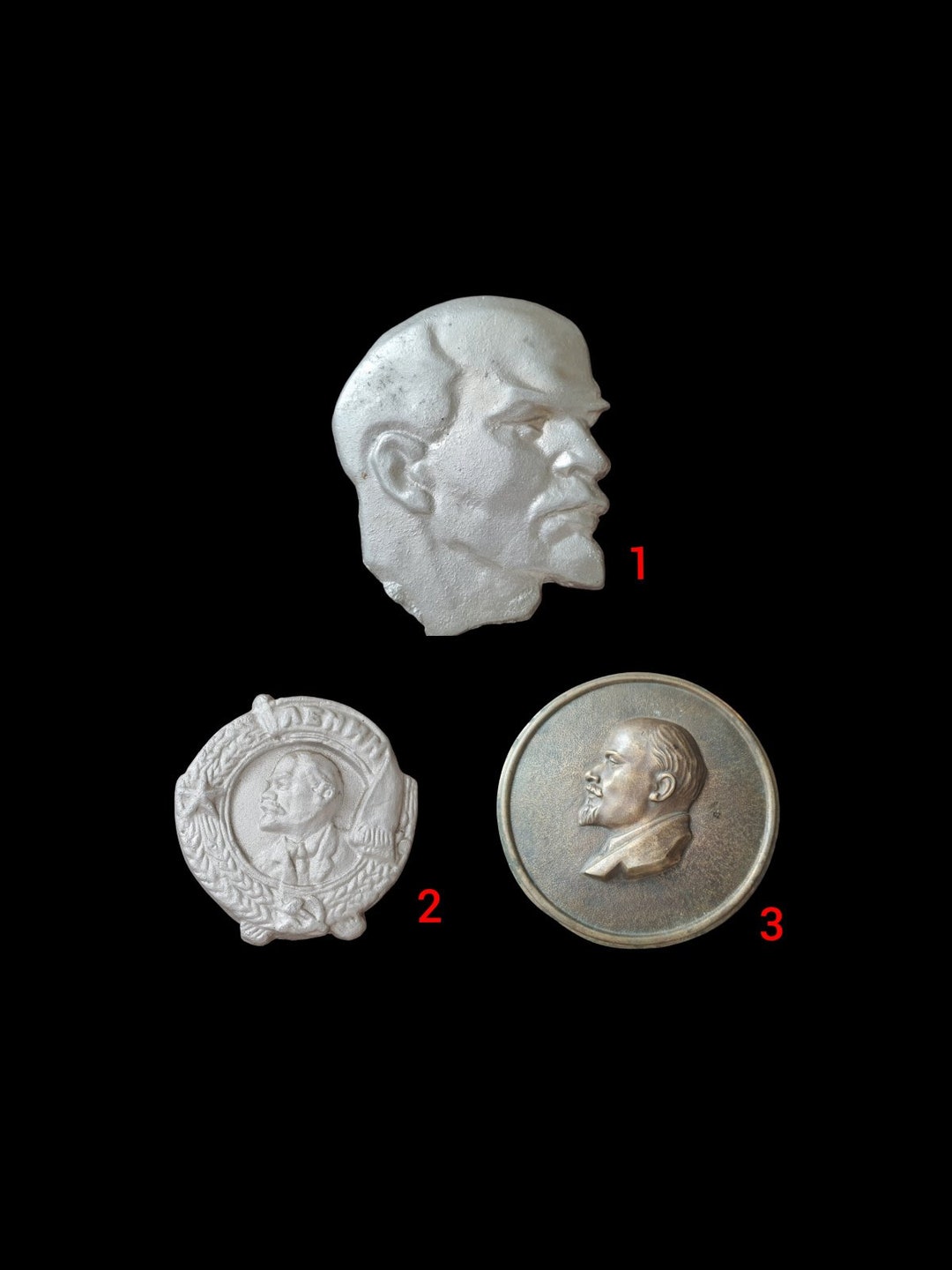 Antique Plaque, Vintage Plaque, Lenin Plaque, Soviet Plaque ...