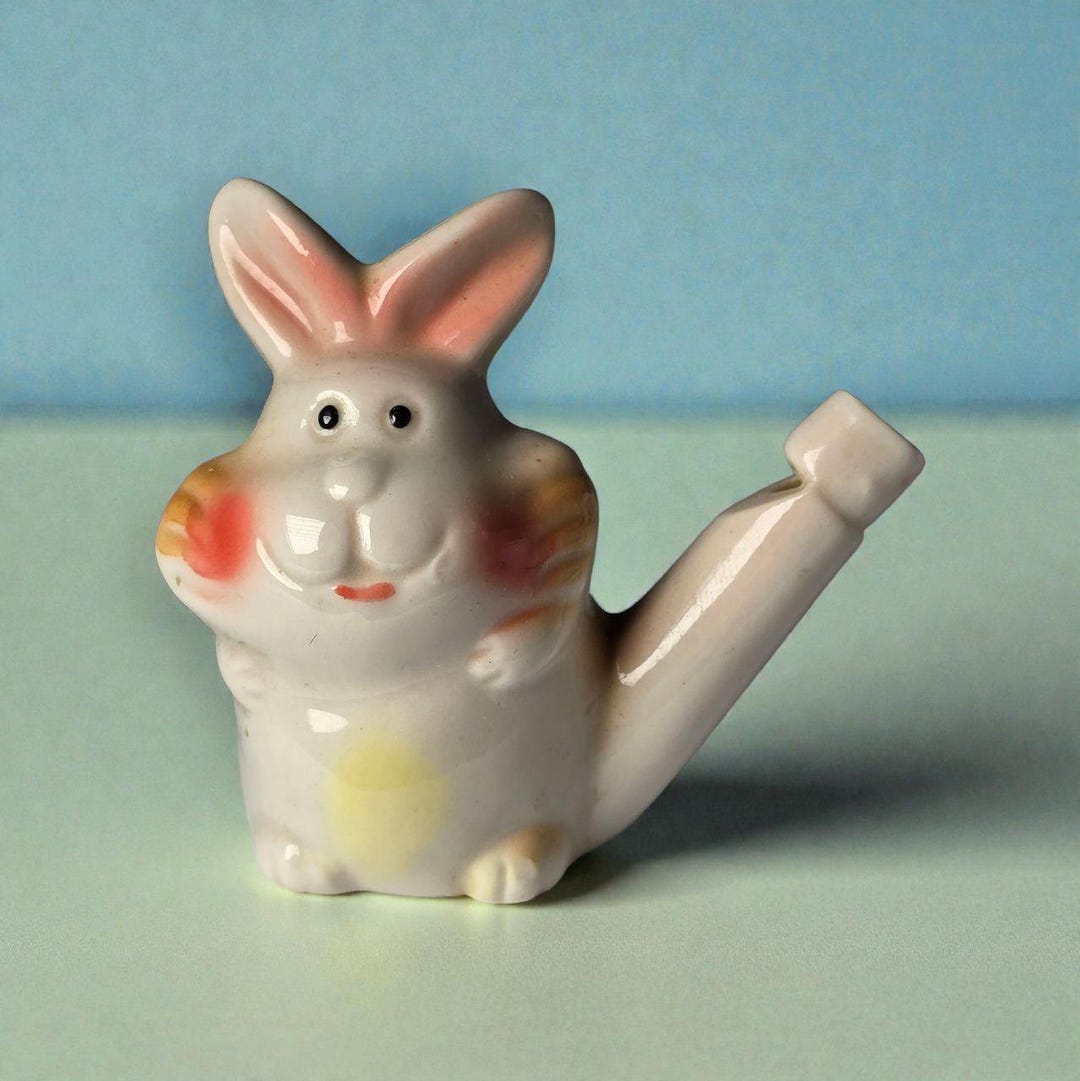 Water Whistle, Porcelain Whistle, Original, USSR, Decor, Gift, Rabbit ...