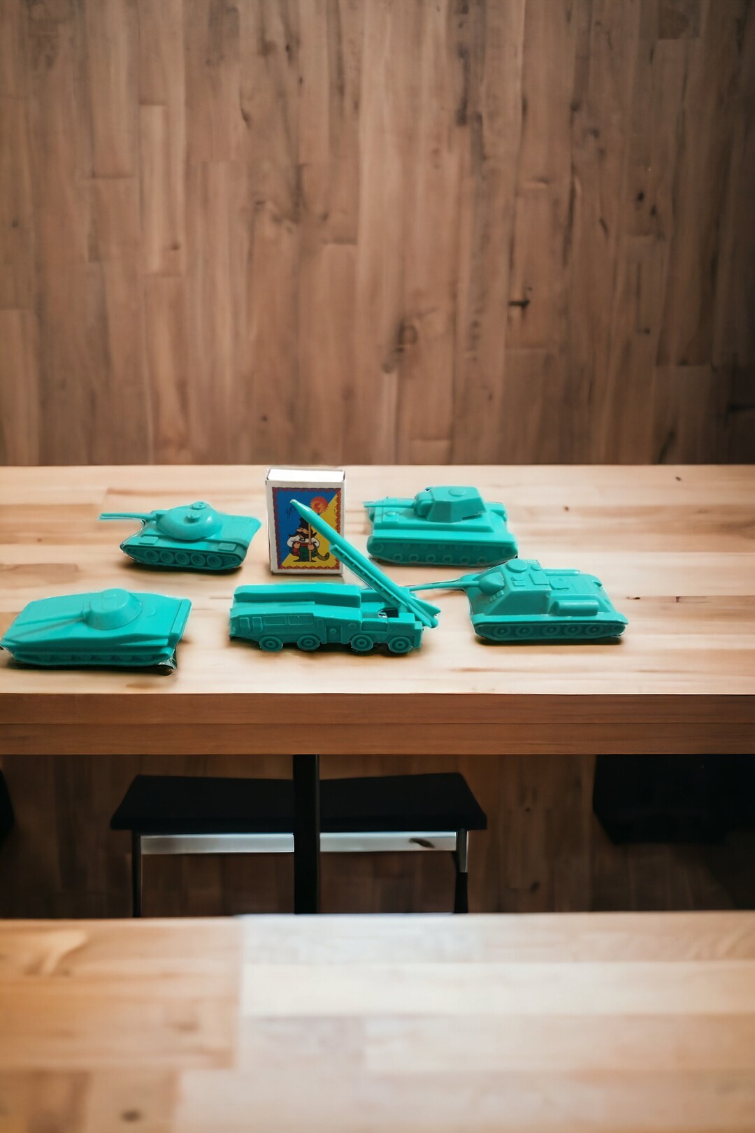 Set of 5, Eraser Tank, Militaria, Figures, Military Vehicle. - Etsy