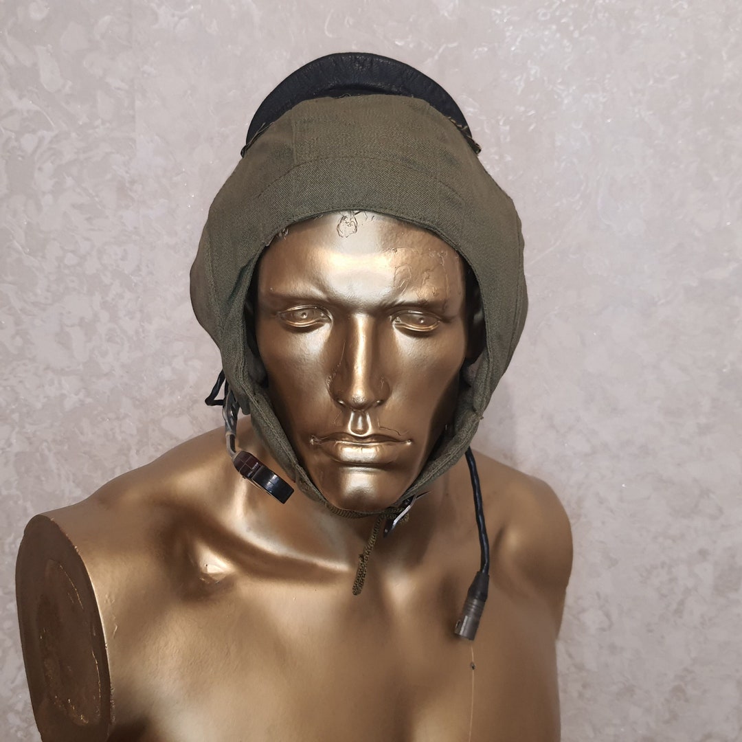 Russian Soviet Pilot Flight Helmet Cap Hat USSR Air Force - Etsy