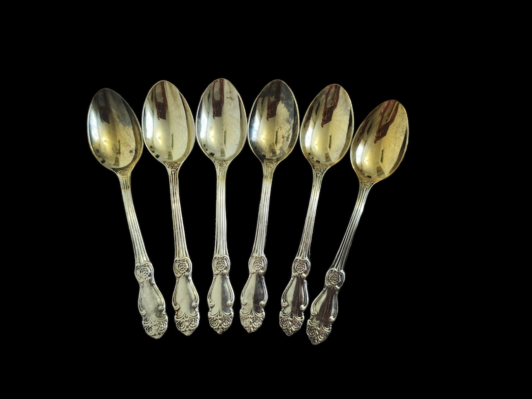 Set of 6 Teaspoons, USSR Spoons, Vintage, Soviet, Cutlery - Etsy