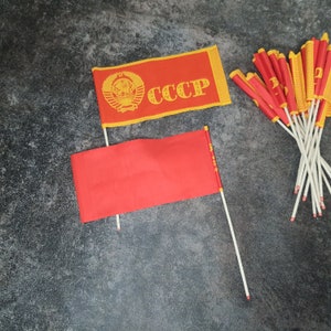 Soviet USSR Flag, Small Flag, Symbol of the Soviet Union, USSR Symbol ...