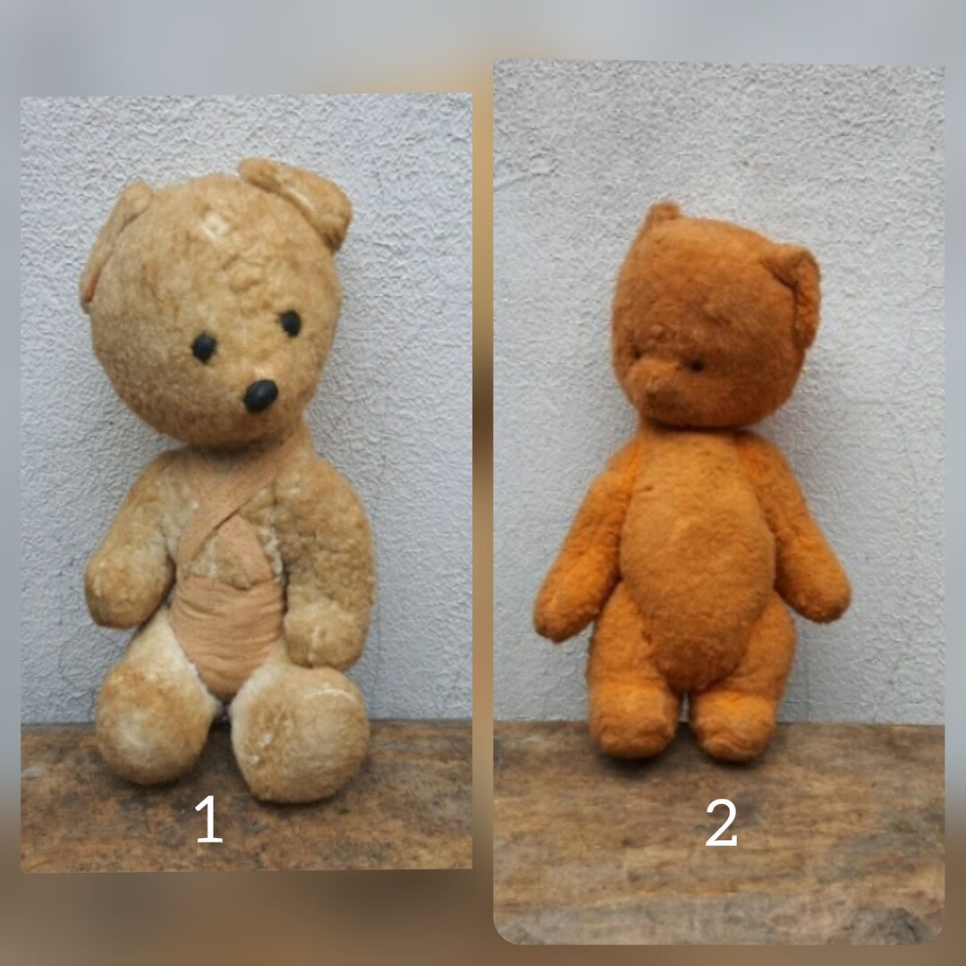 Beige bear, brown bear, teddy bear, children's toy, vintage, ussr, soft ...