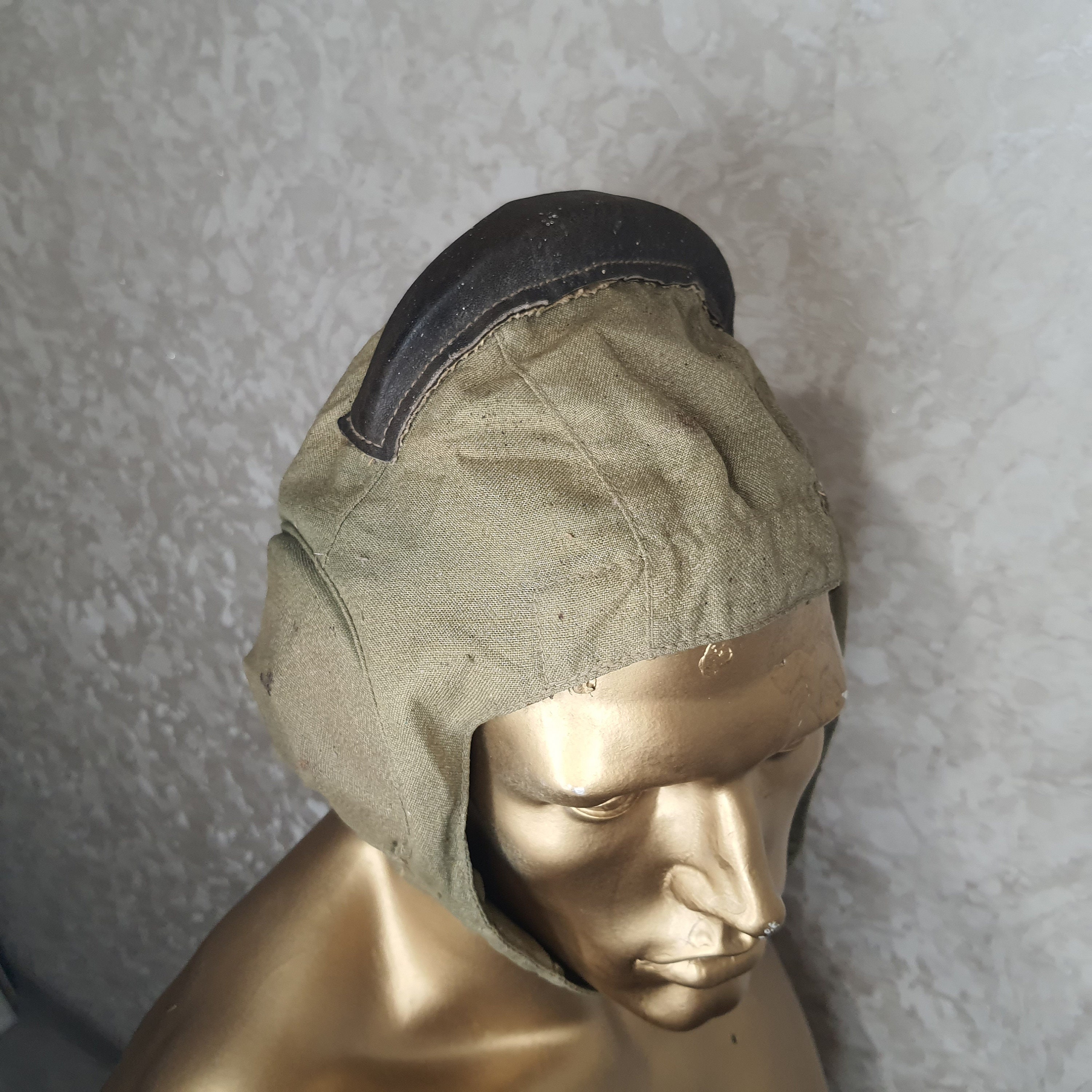 Soviet Military Leather Helmet USSR Air Force Pilot - Etsy