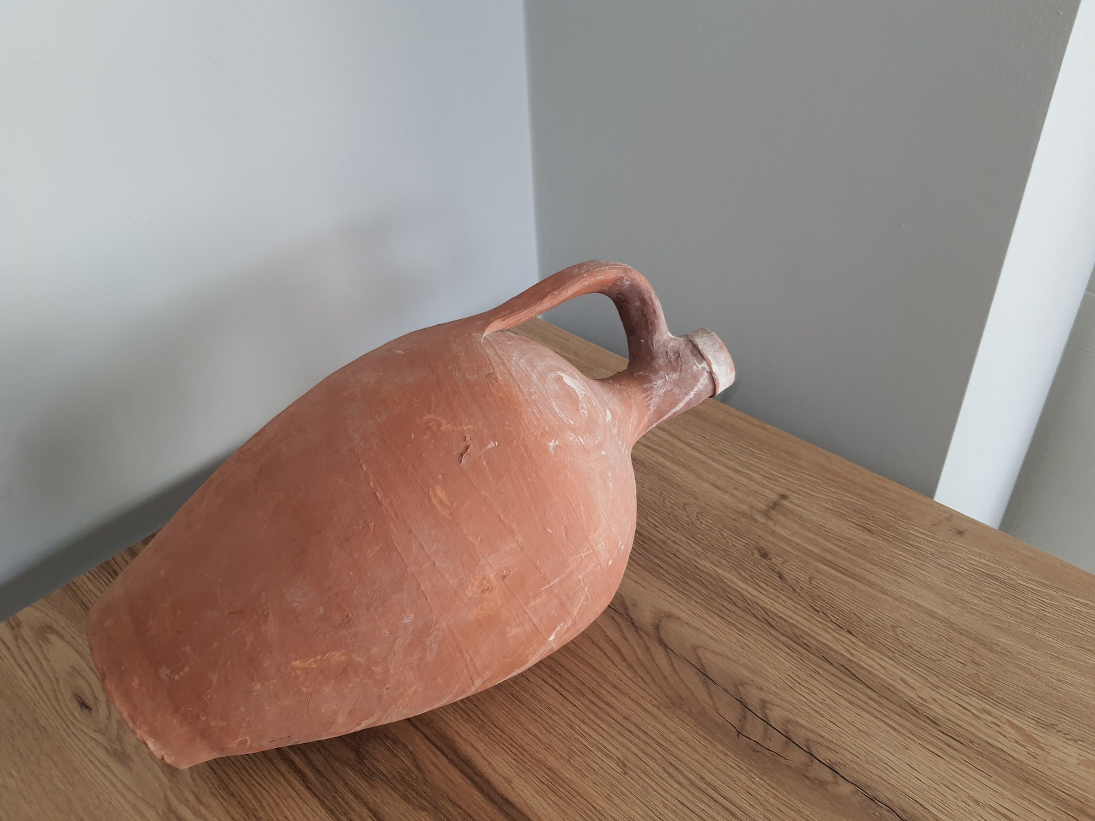 Vintage Decor Old Clay Jug Rust Clay Pot Wabi Sabi Pot - Etsy