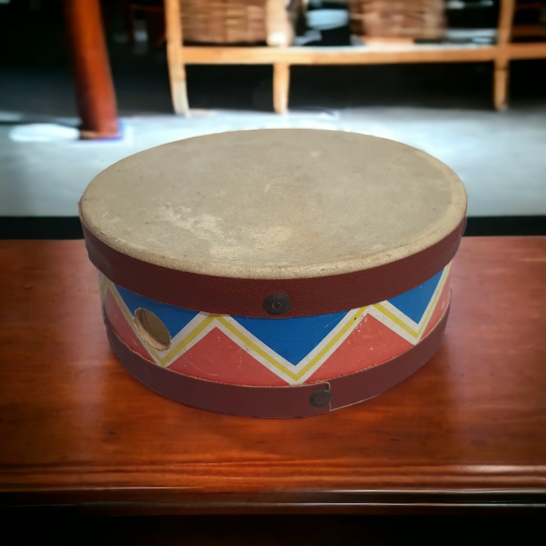 Soviet Drum Musical Instrument Percussion Instrument Vintage Musical ...