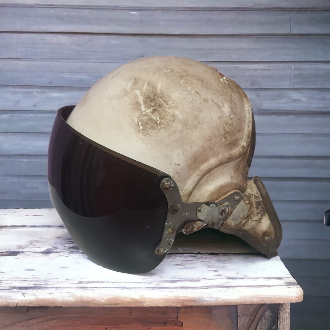 Pilot Helmet, USSR Pilot Helmet, Protective Helmet, Vintage, Militaria ...