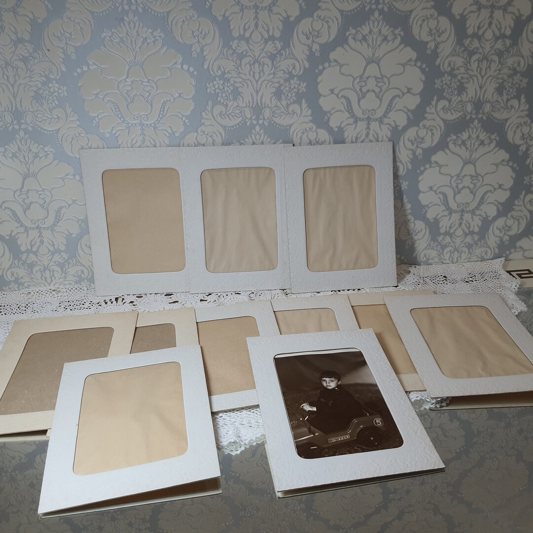 Set of 11 Paper Photo Frame USSR Photo Frames Set Vintage Decor Old ...